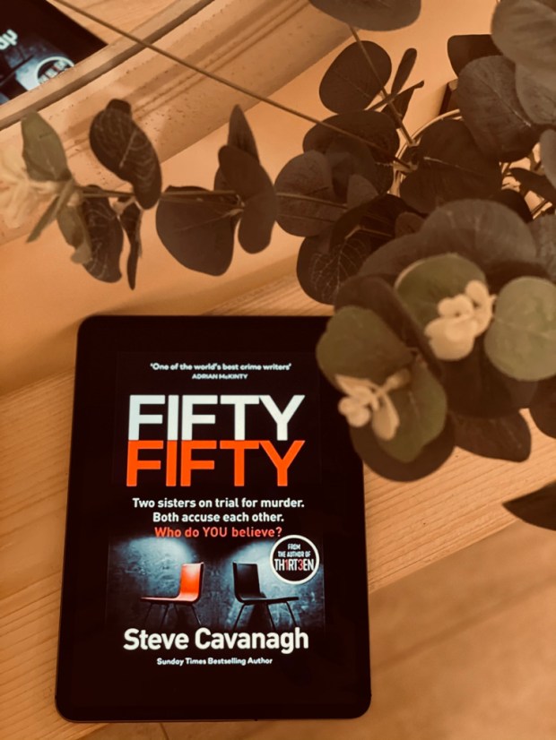 Review: Fifty Fifty by Steve Cavanagh – Sarah in Readerland